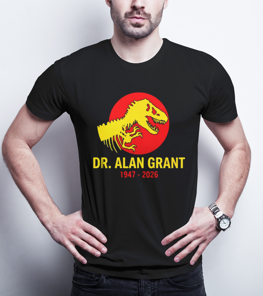 Dr. Alan Grant 1947 2026 Memorial Rex T-Shirt