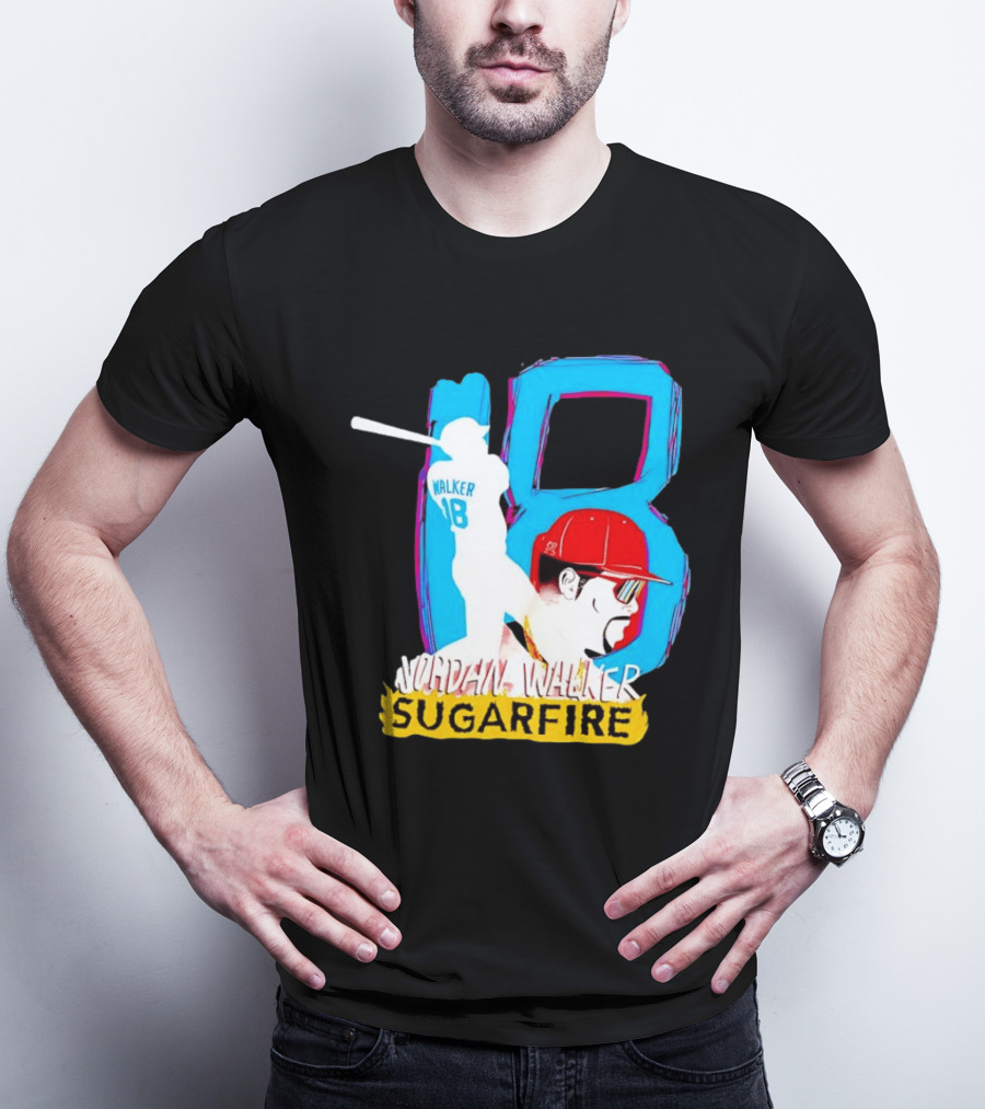 Jordan Walker Sugarfire St. Louis Cardinals Home Run Derby Champ 18 Baseball T-Shirt