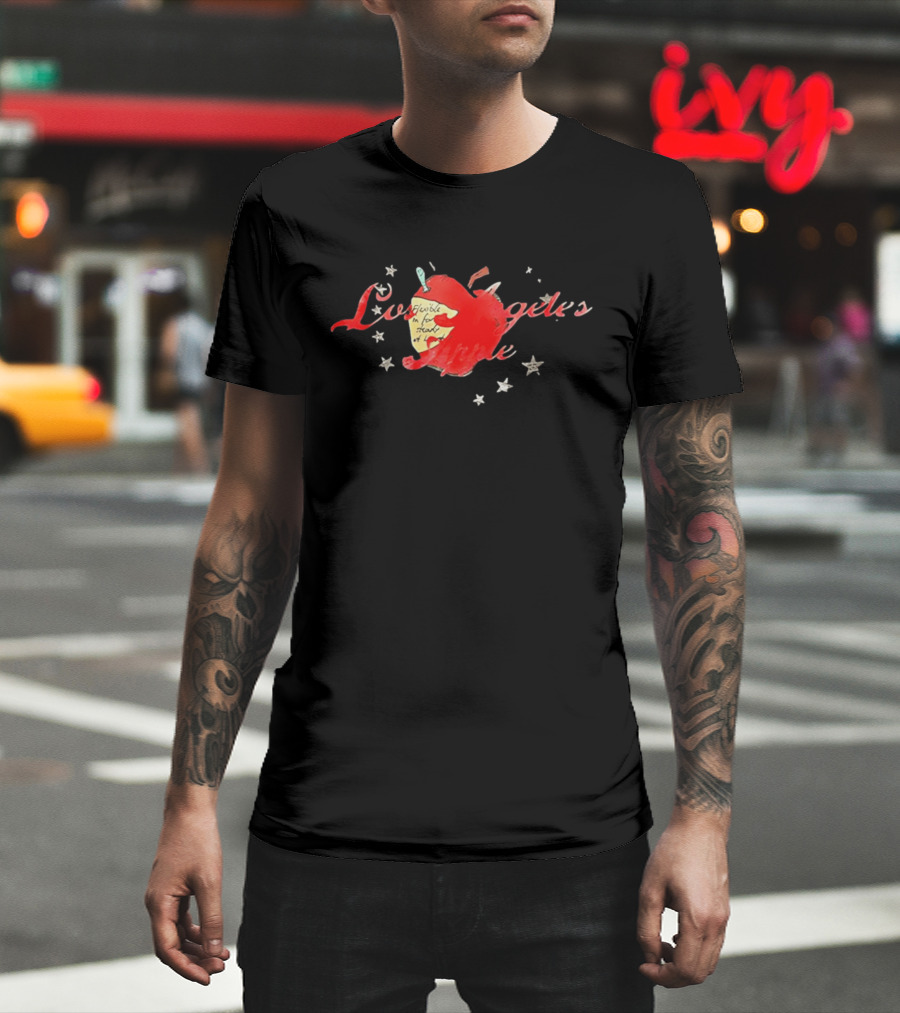 Los Angeles Flexible In For Steady Apple T-Shirt