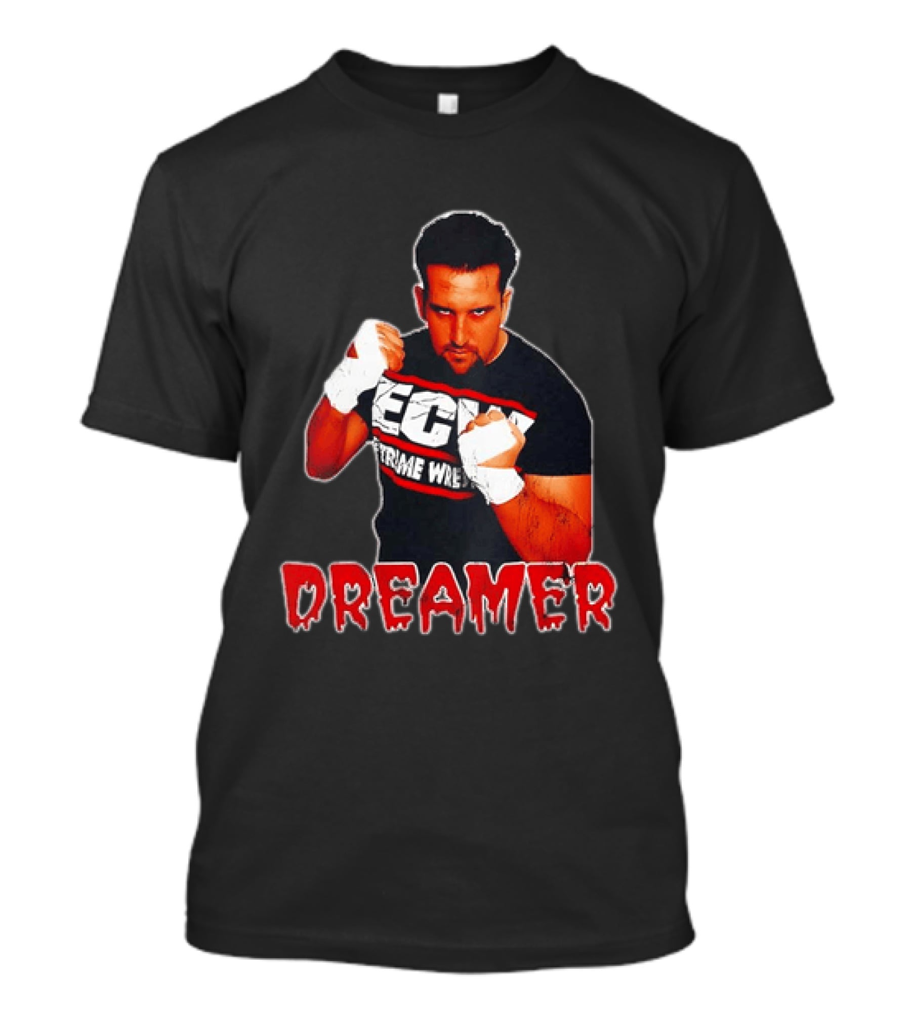 ECW Extreme Wrestling Tommy Dreamer Fighting T-Shirt