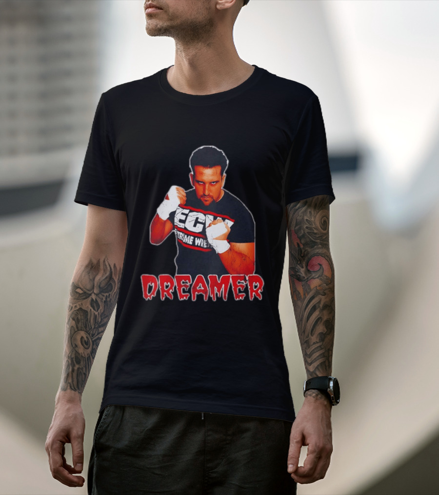 ECW Extreme Wrestling Tommy Dreamer Fighting T-Shirt