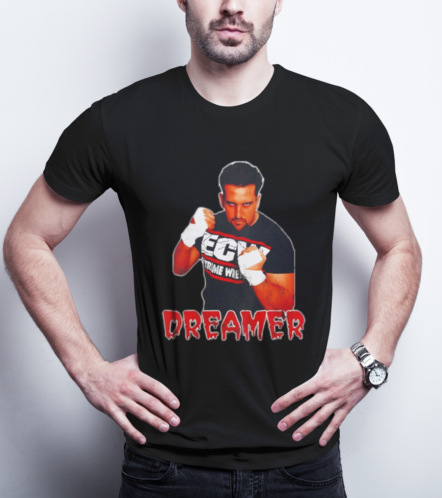 ECW Extreme Wrestling Tommy Dreamer Fighting T-Shirt