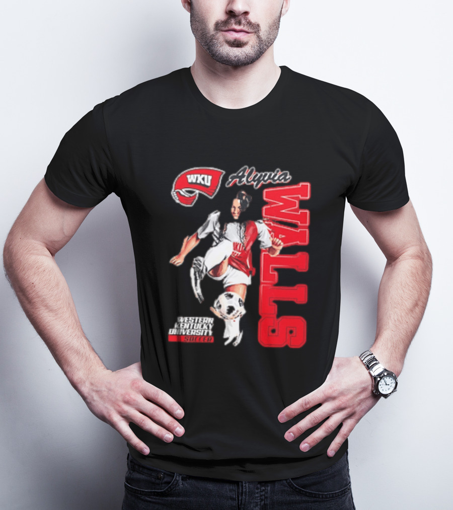 Western Kentucky University Soccer Alyvia Walls WKU T-Shirt