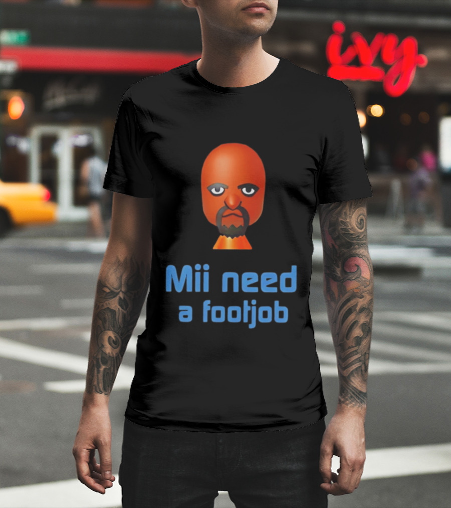 Wii Sports Mii Need A Footjob T-Shirt