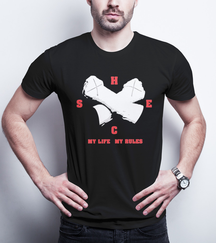 HSEC Crossed Axes My Life My Rules T-Shirt