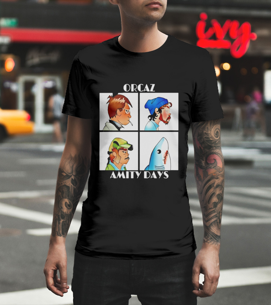 Orcaz Amity Days Demon Days Jaws T-Shirt