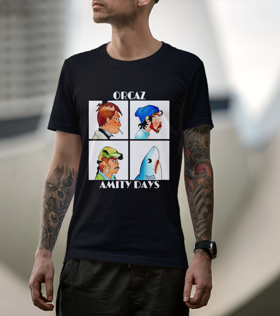Orcaz Amity Days Demon Days Jaws T-Shirt