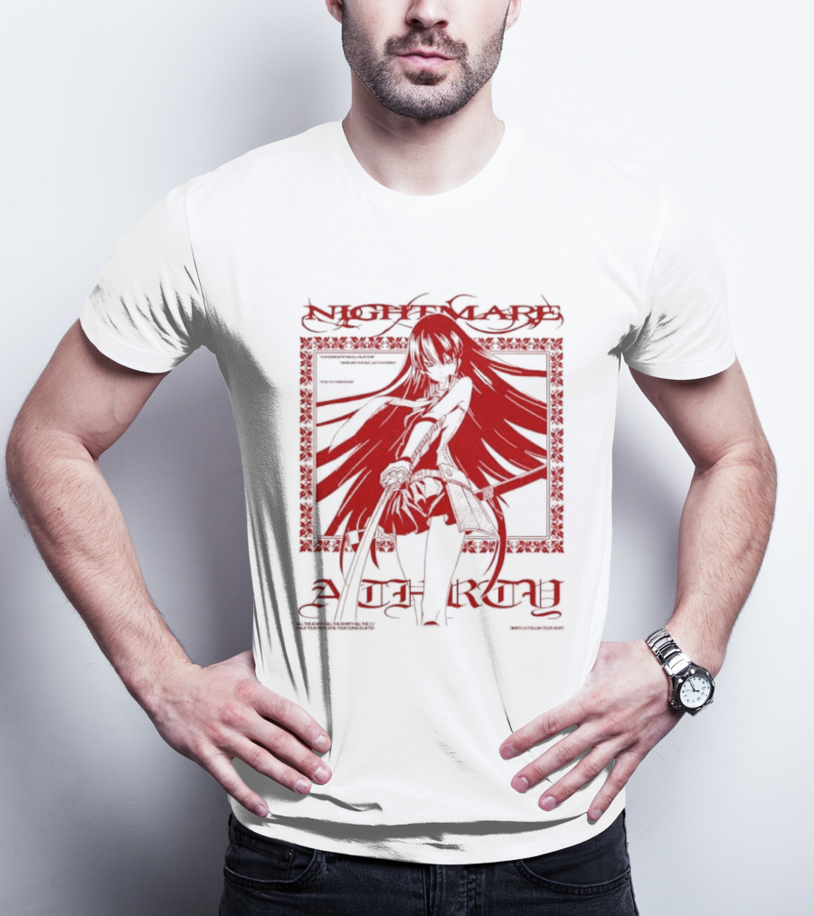 Akame Akame Ga Kill Nightmare Anime Character Grand Entry Red T-Shirt