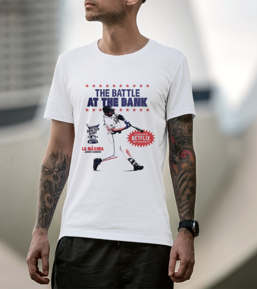 Junior Caminero LA Maxima The Battle At The Bank Netflix Home Run Derby 2026 T-Shirt