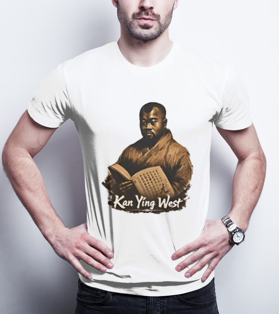 Kan Ying West Book Meme Kanye Mashup T-Shirt