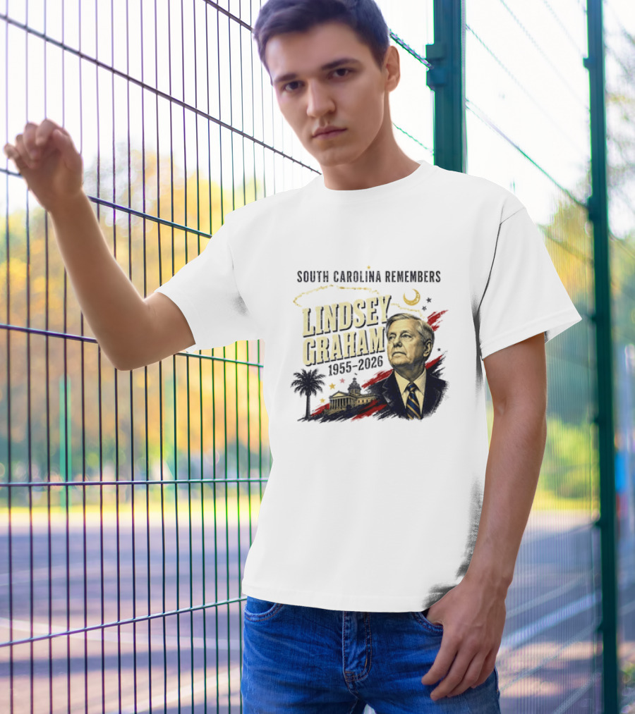 Lindsey Graham 1955 2026 South Carolina Remembers Moon Capitol T-Shirt
