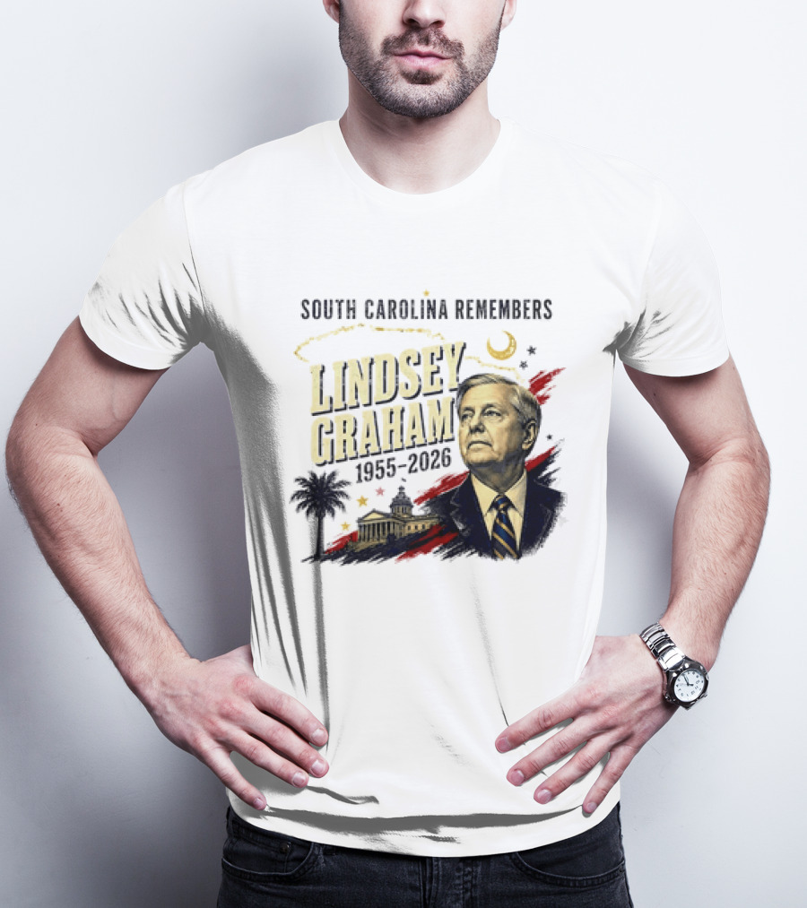 Lindsey Graham 1955 2026 South Carolina Remembers Moon Capitol T-Shirt