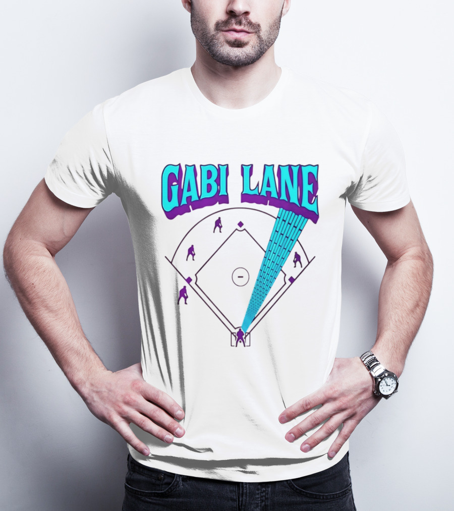 Gabi Lane Home Run Baseball Diamond T-Shirt