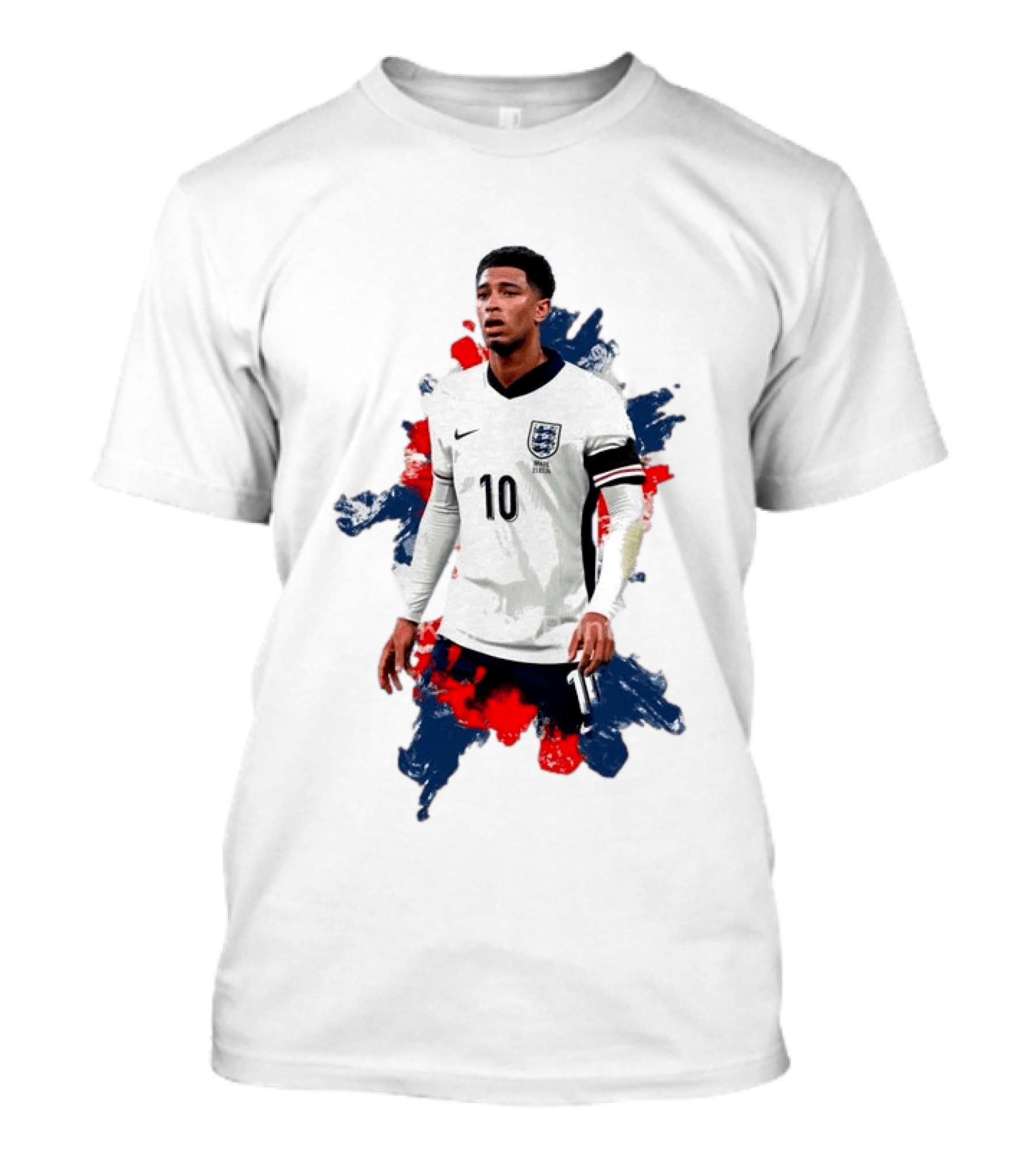 Jude Bellingham 10 England Football Team Captain T-Shirt
