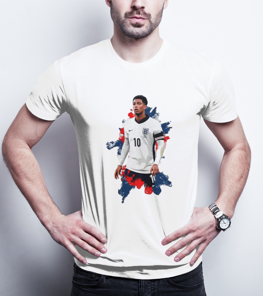Jude Bellingham 10 England Football Team Captain T-Shirt