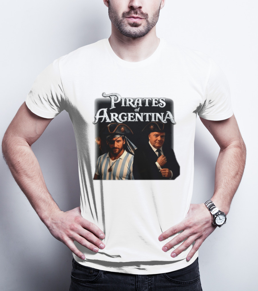 Pirates Of Argentina Messi Mashup Soccer Legend And Captain T-Shirt