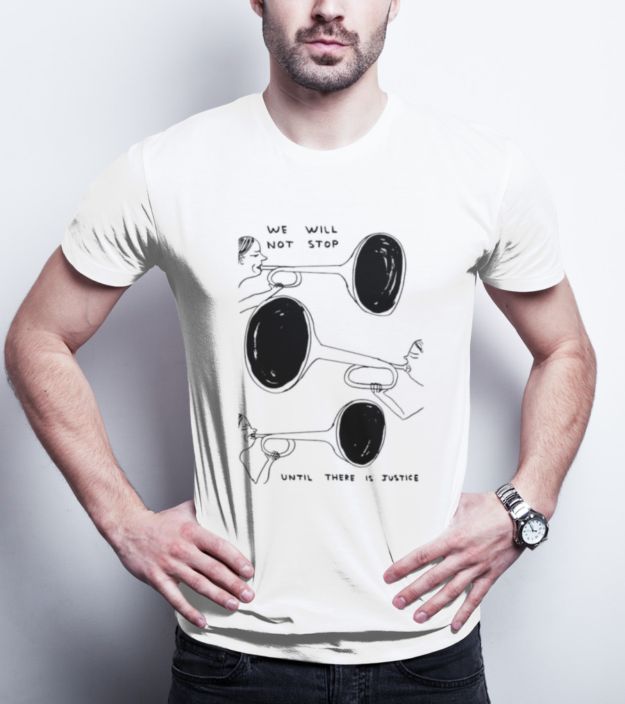 We Will Not Stop Until There Is Justice Trombone Players T-Shirt