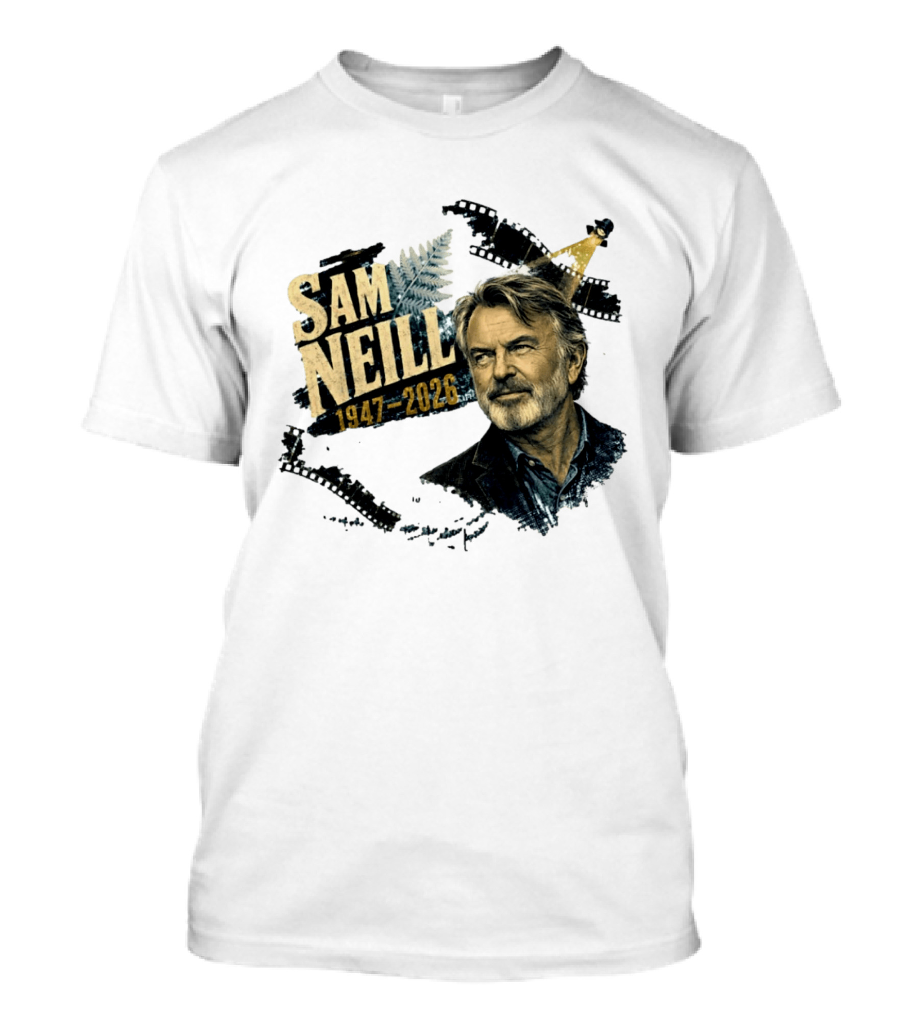Sam Neill 1947 2026 The Story Continues In Memory Forever T-Shirt
