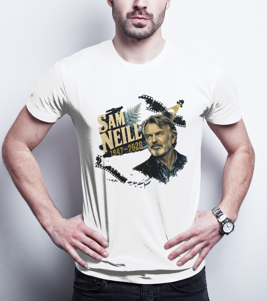 Sam Neill 1947 2026 The Story Continues In Memory Forever T-Shirt