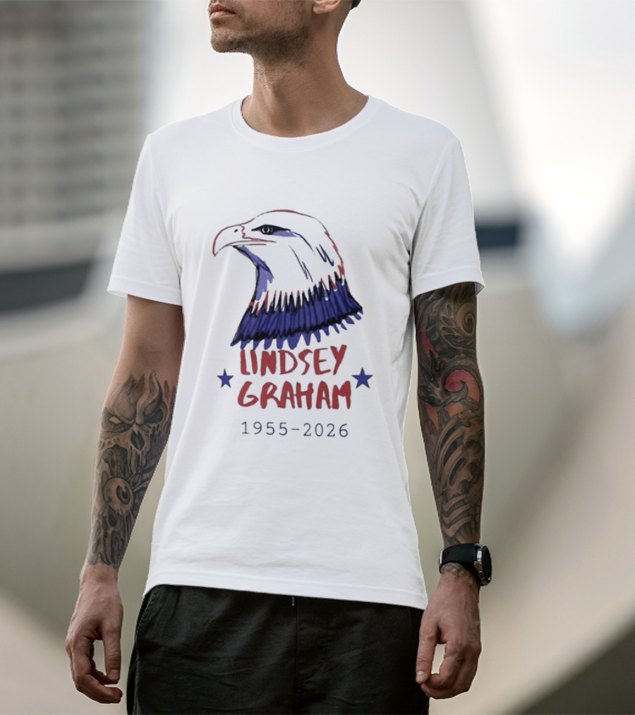 Lindsey Graham 1955 2026 Patriotic Eagle T-Shirt