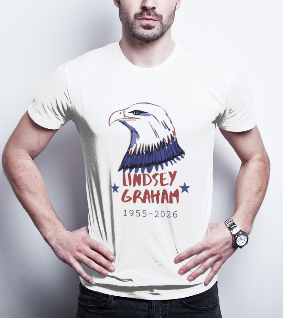 Lindsey Graham 1955 2026 Patriotic Eagle T-Shirt