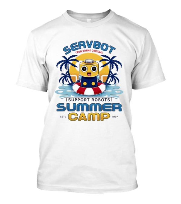 Servbot Tron Bonne Original Support Robots Summer Camp Estd 1997 T-Shirt