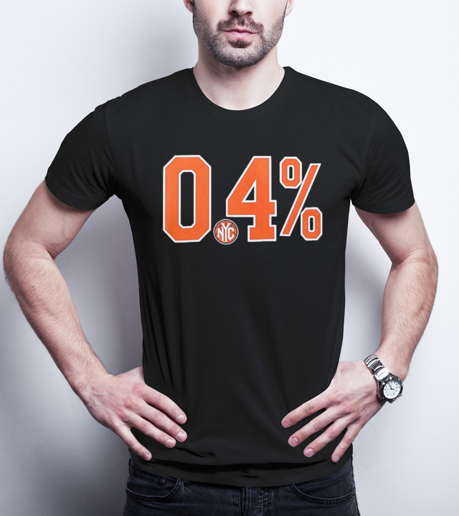 0.4 Percent NYC New York Knicks NBA T-Shirt