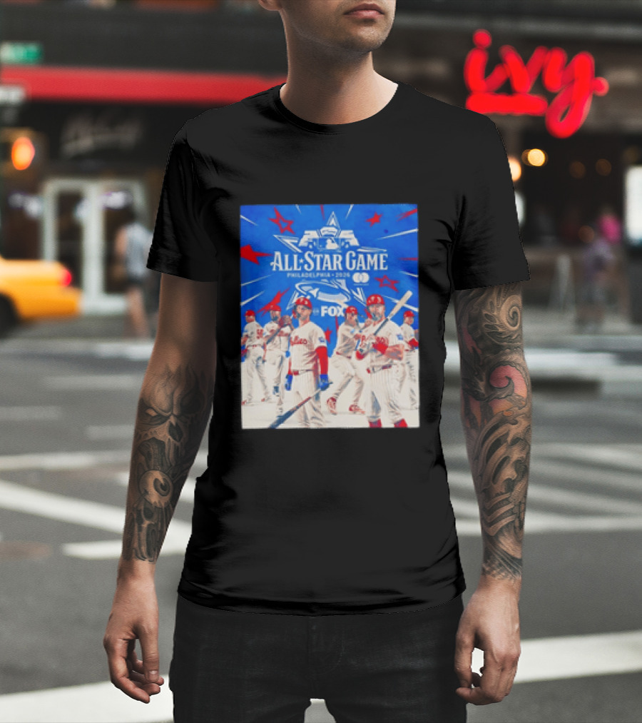2026 All Star Game Philadelphia Phillies Major League Baseball FOX T-Shirt