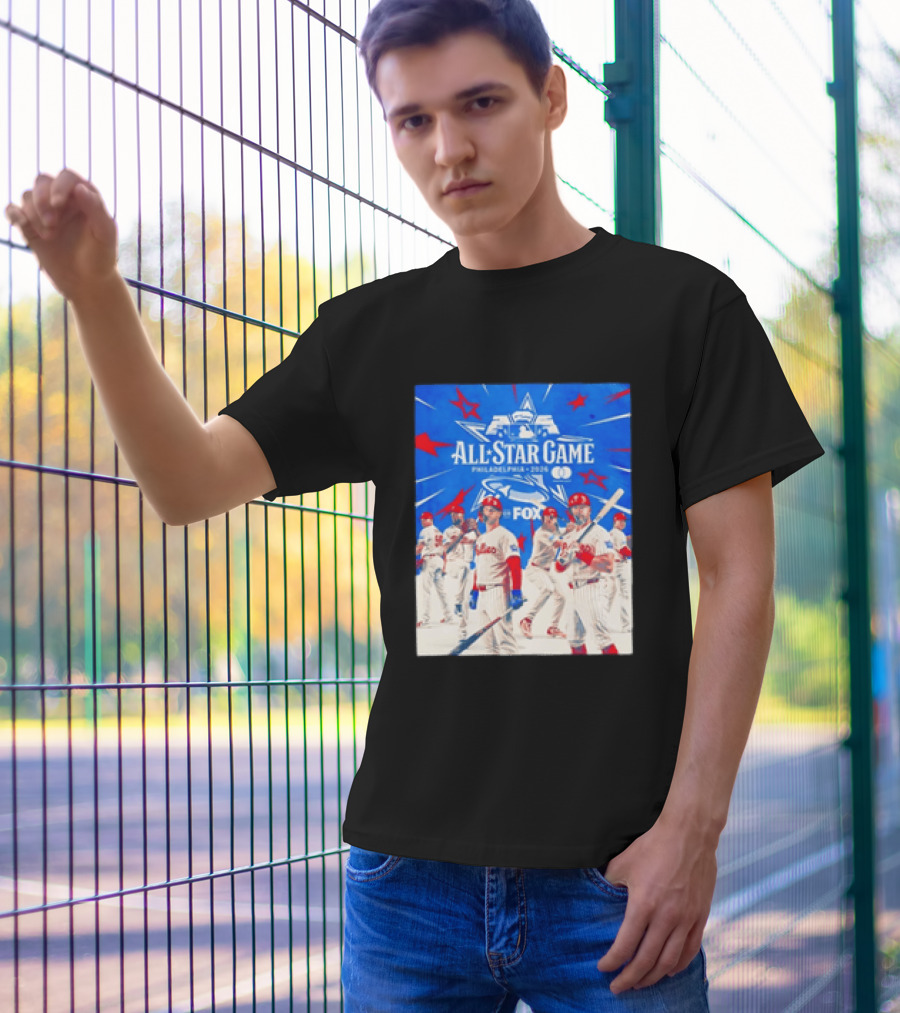 2026 All Star Game Philadelphia Phillies Major League Baseball FOX T-Shirt