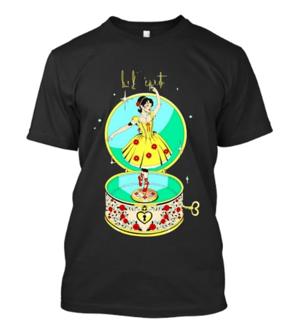 La Dispute Such Small Hands Ballerina Music Box Vintage Style Yellow Dress Flowers T-Shirt