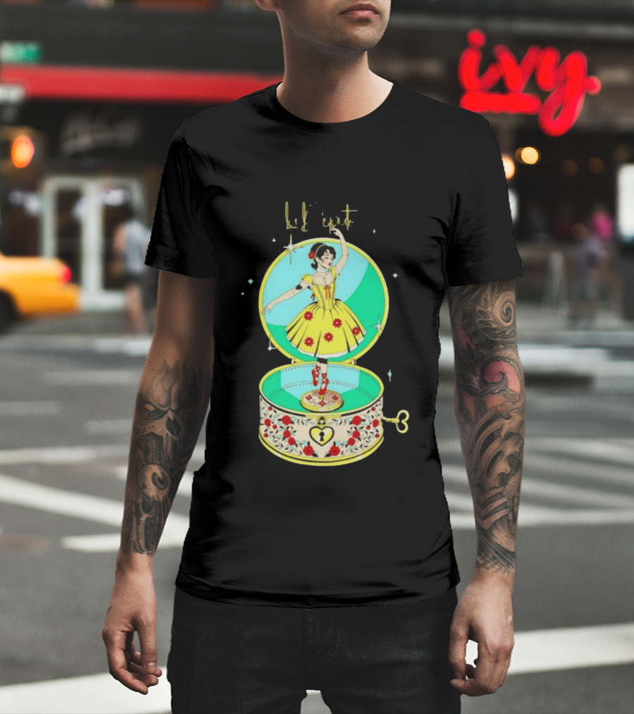 La Dispute Such Small Hands Ballerina Music Box Vintage Style Yellow Dress Flowers T-Shirt