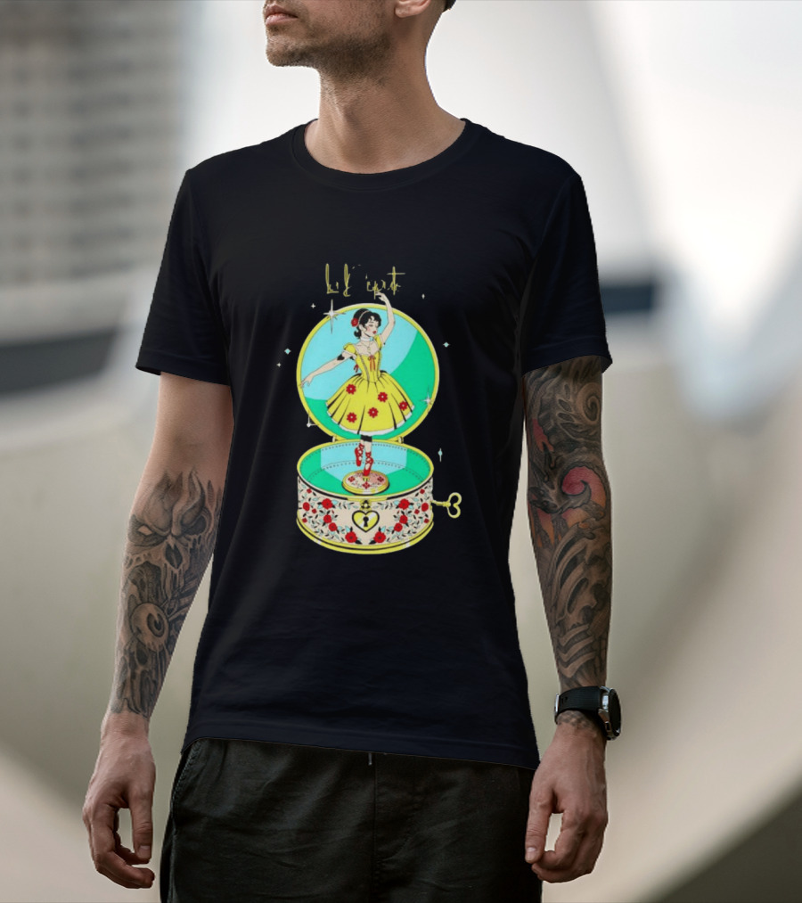 La Dispute Such Small Hands Ballerina Music Box Vintage Style Yellow Dress Flowers T-Shirt