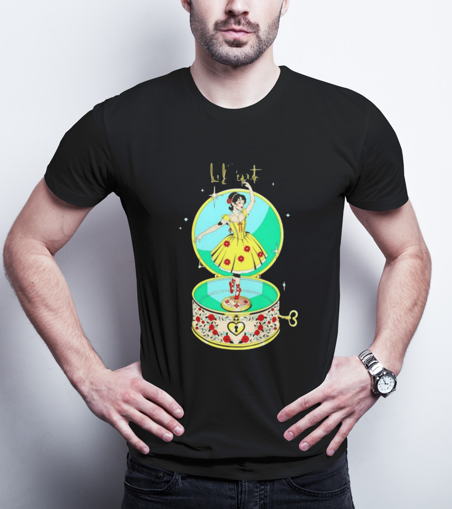 La Dispute Such Small Hands Ballerina Music Box Vintage Style Yellow Dress Flowers T-Shirt