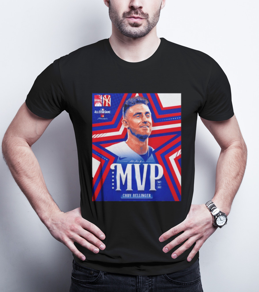 Cody Bellinger MVP 2026 MLB All Star Game Philadelphia Yankees Stars T-Shirt