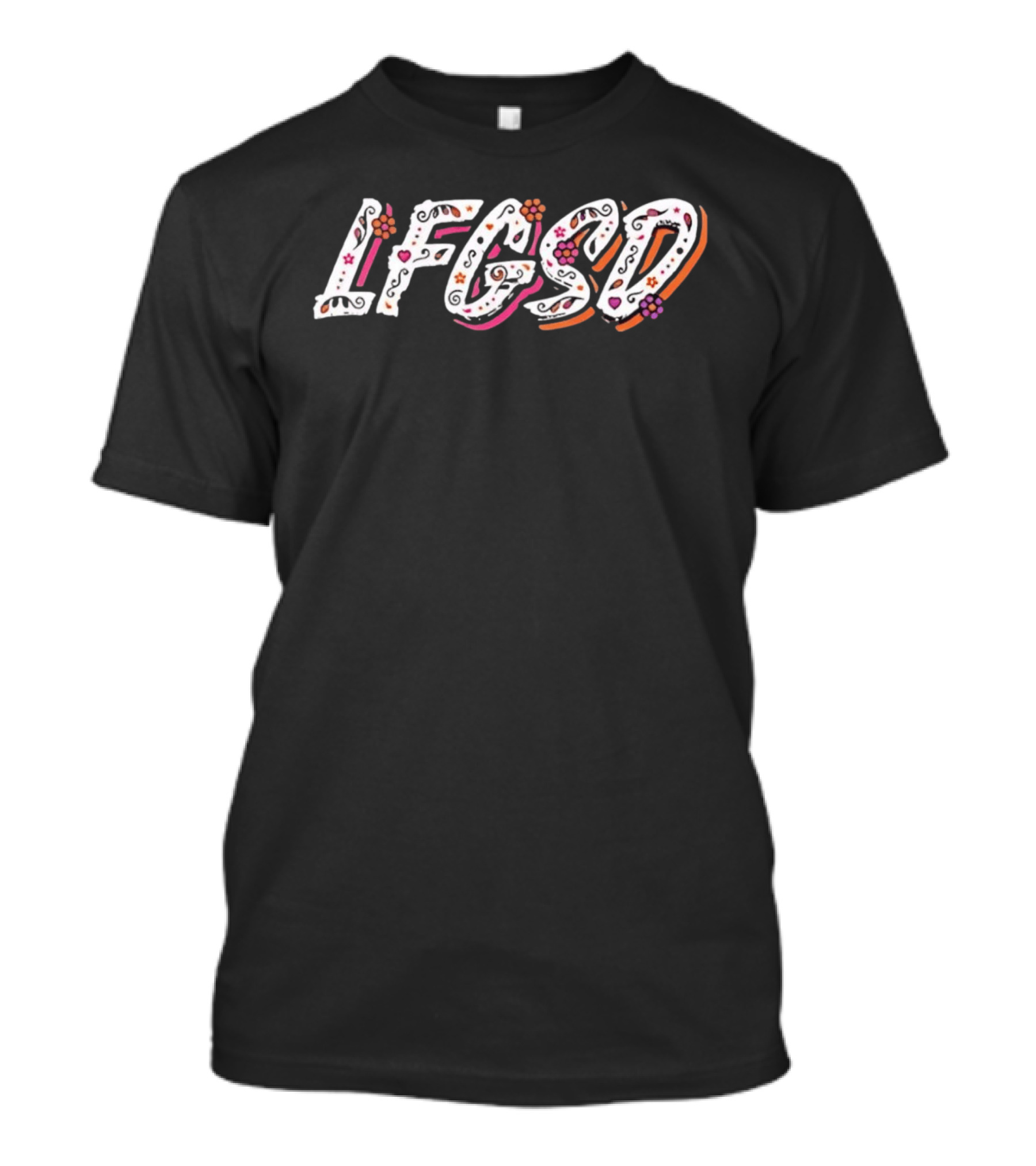 LF GSD Let's Go San Diego Floral Accents T-Shirt