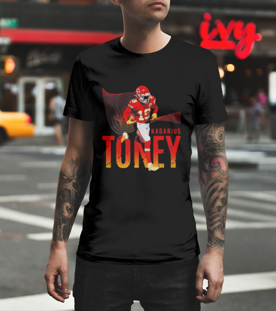 Kadarius Toney Kansas City Chiefs Running Football Star T-Shirt