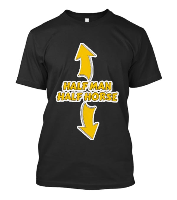 Half Man Half Horse Centaur Mythology Yellow Arrows T-Shirt