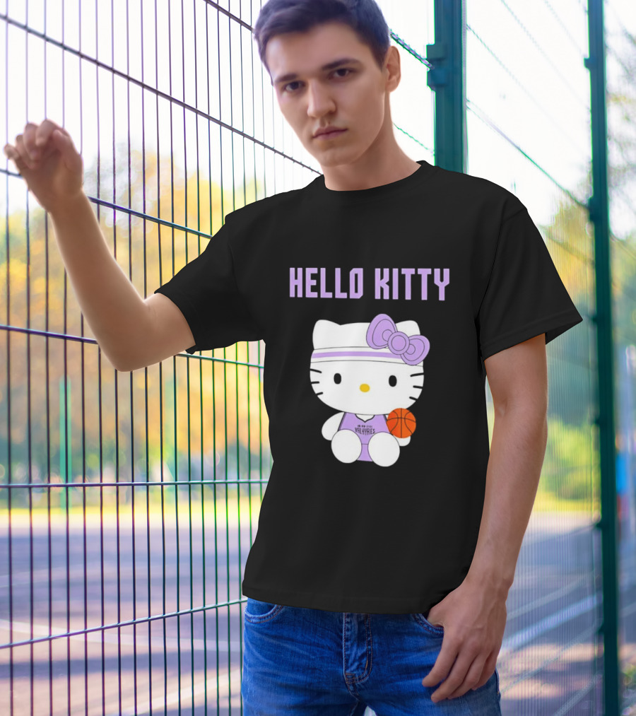 Hello Kitty Basketball Player Golden State Valkyries Collaboration T-Shirt