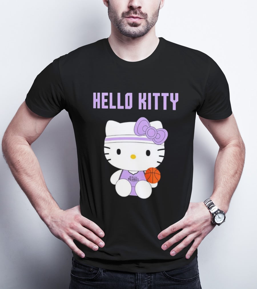 Hello Kitty Basketball Player Golden State Valkyries Collaboration T-Shirt