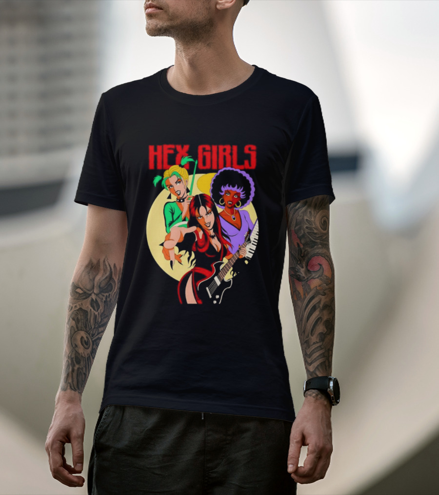 Hex Girls Scooby Doo Band Thorn Luna Dusk Animated Musical Trio T-Shirt