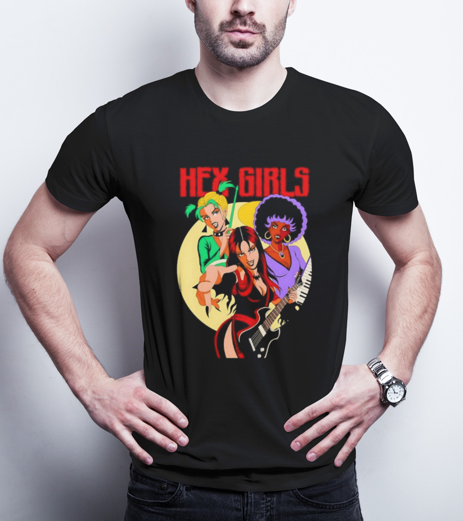 Hex Girls Scooby Doo Band Thorn Luna Dusk Animated Musical Trio T-Shirt