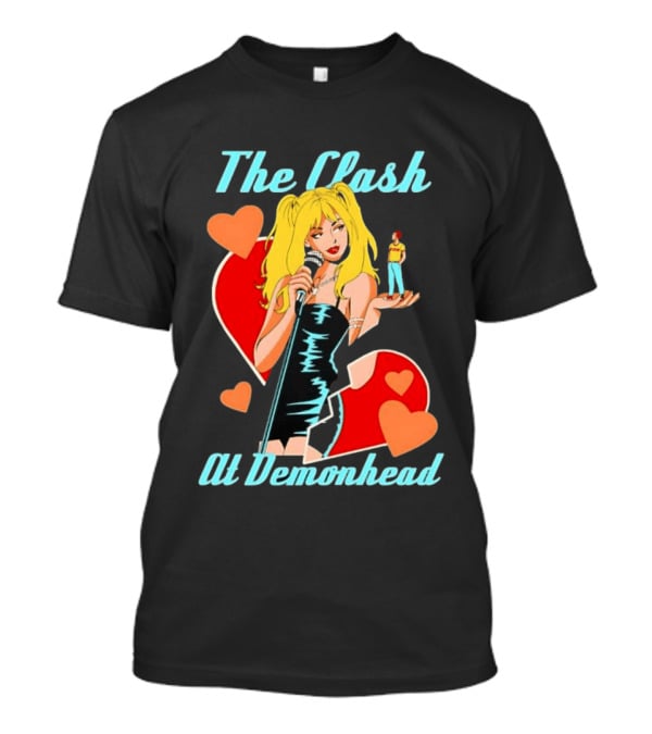 The Clash At Demonhead Scott Pilgrim Band Heart T-Shirt