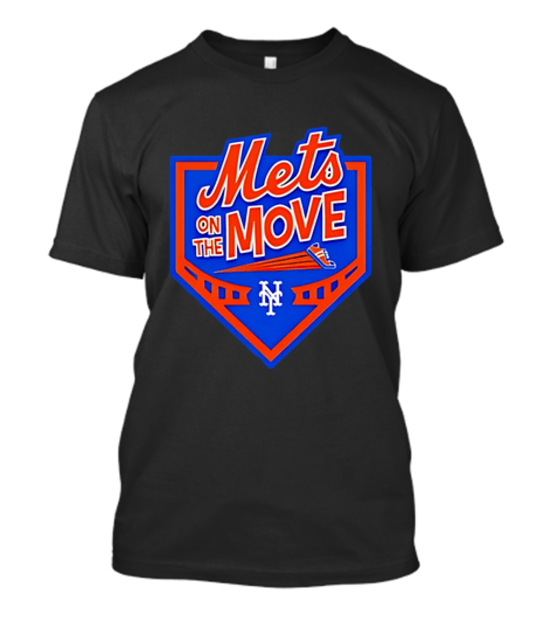 Mets On The Move New York NY Baseball Sneaker T-Shirt
