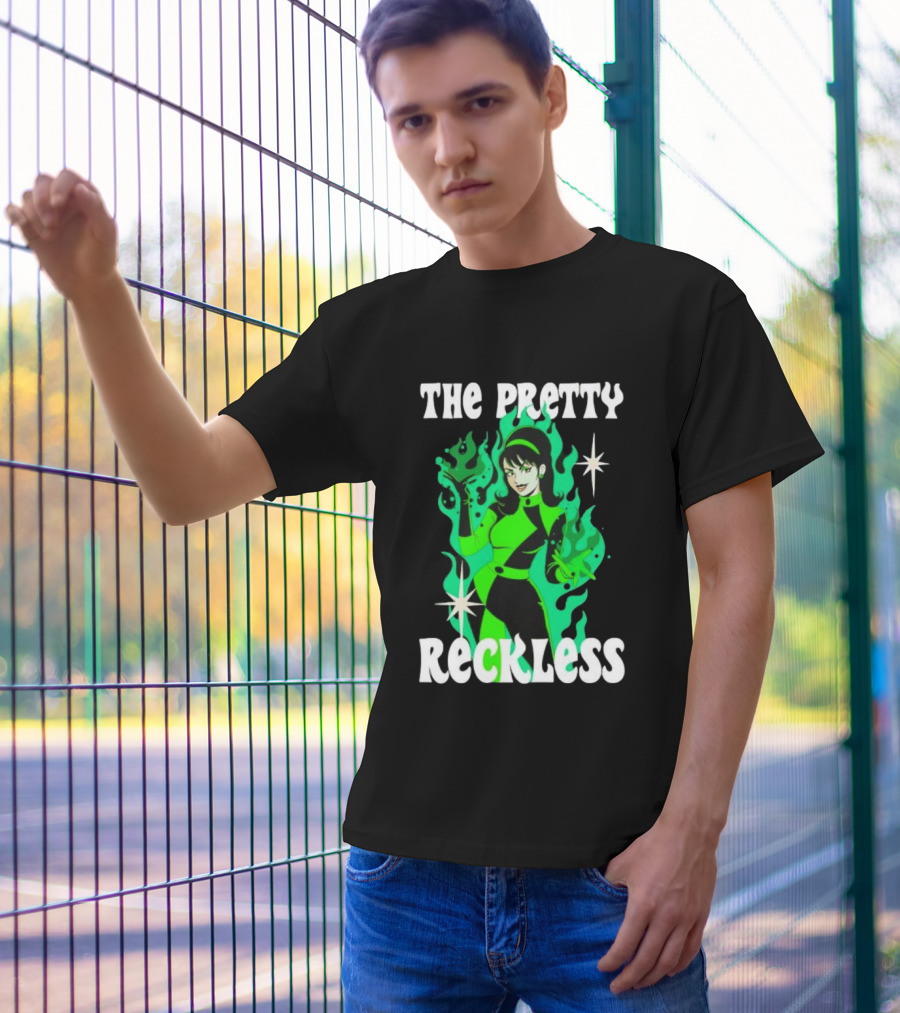 The Pretty Reckless Green Flame Witch Taylor Momsen T-Shirt