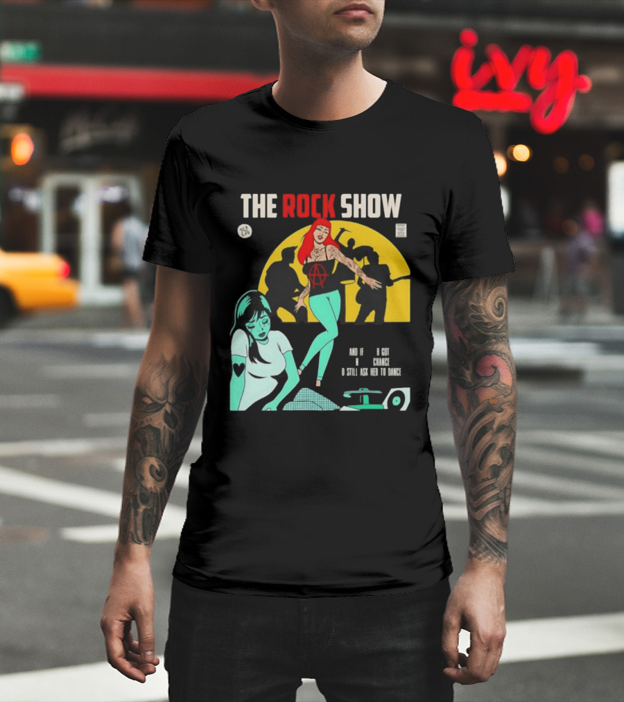 The Rock Show Comic Dance Chance Anarchy Girl Silhouette Scene T-Shirt