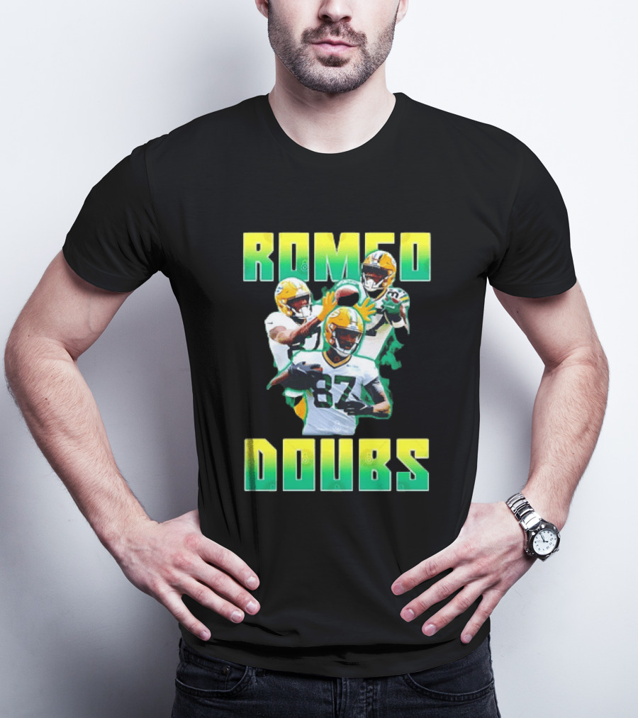 Green Bay Packers Football Romeo Doubs 87 Packers T-Shirt