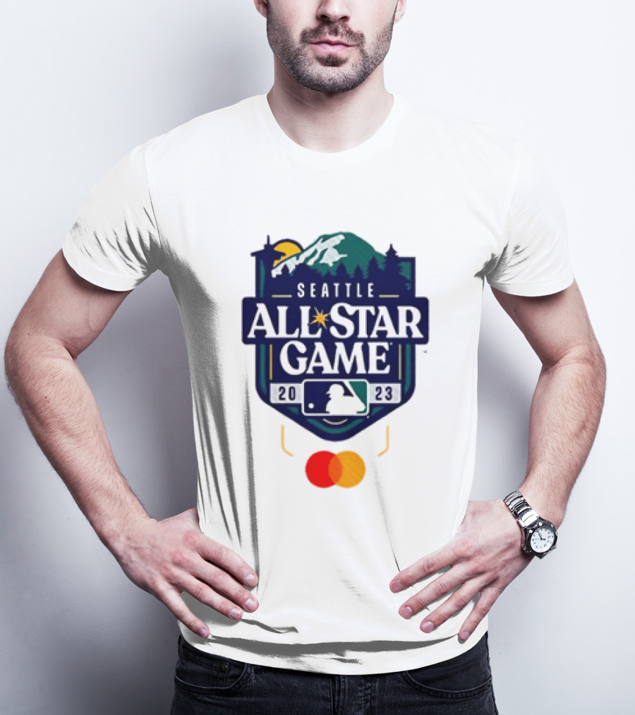 Seattle 2023 MLB All Star Game Baseball Mastercard T-Shirt