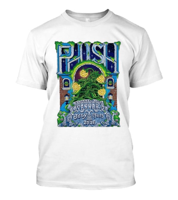 Phish Enmarket Arena Savannah Georgia July 14 15 2026 T-Shirt
