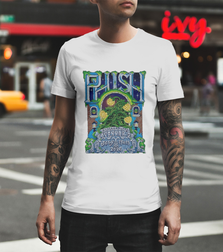 Phish Enmarket Arena Savannah Georgia July 14 15 2026 T-Shirt