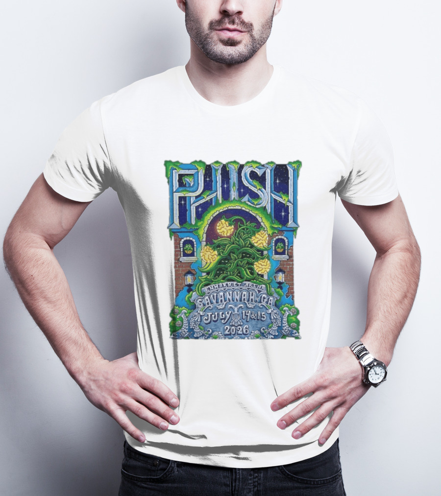 Phish Enmarket Arena Savannah Georgia July 14 15 2026 T-Shirt
